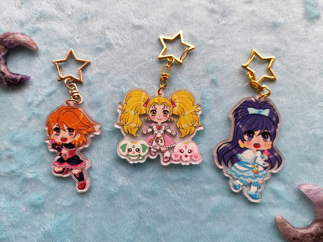 Pretty Cure Precure Keychains Charms - Etsy