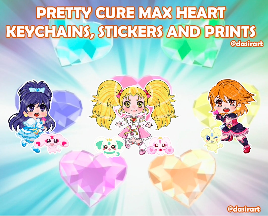 Pretty Cure Precure Keychains Max 1gen - Etsy