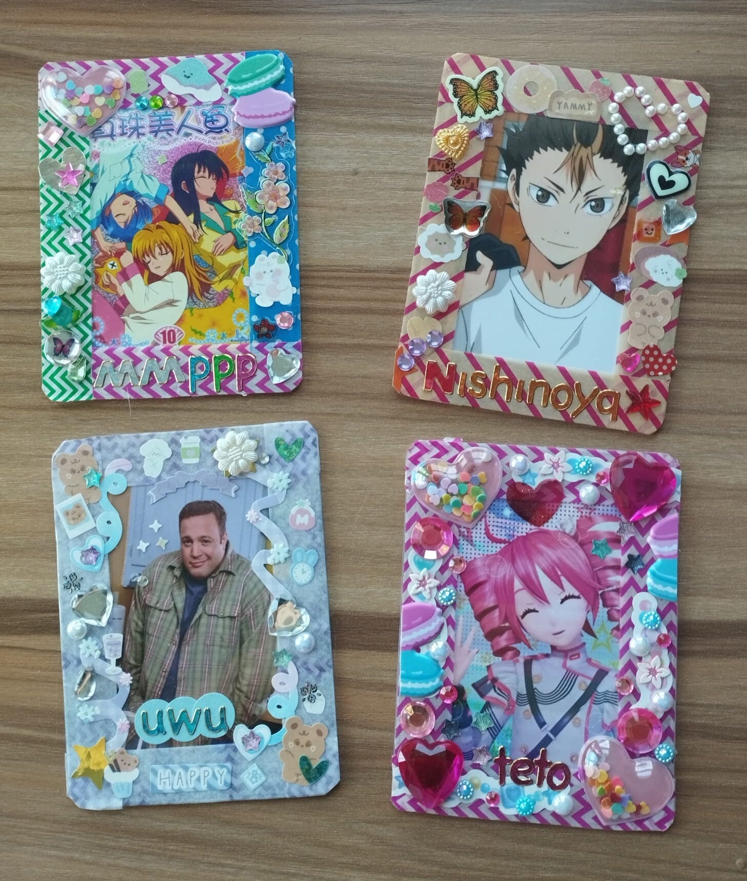 Custom Decorated Toploader Photocard - Etsy