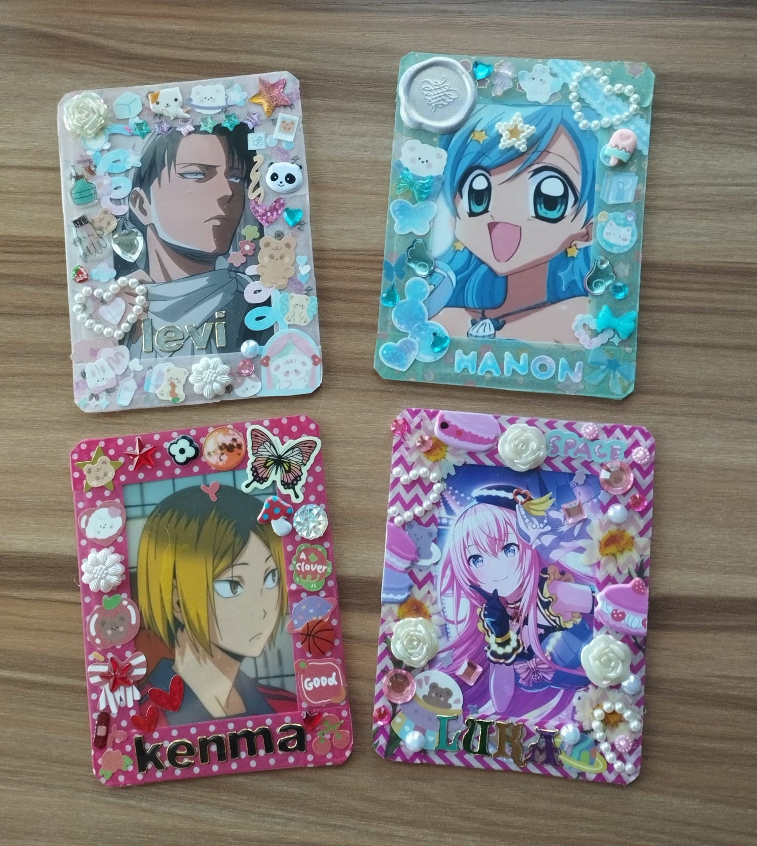 Custom Decorated Toploader Photocard - Etsy