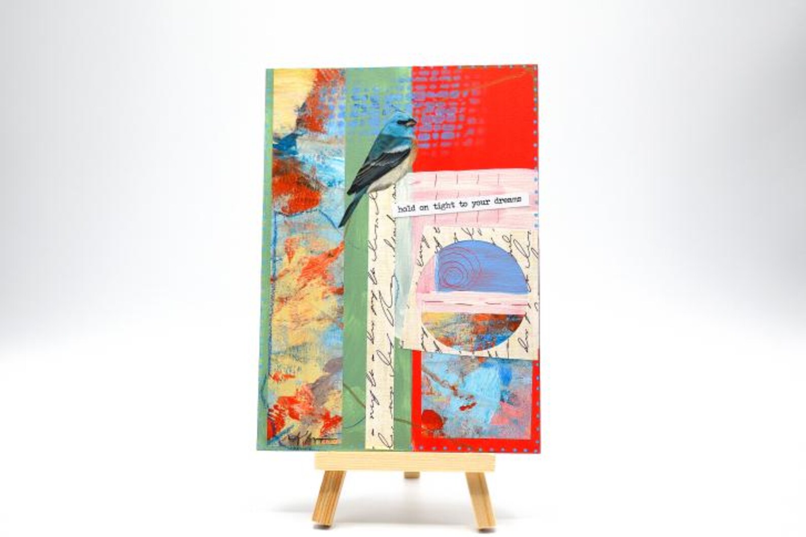 Collage Art Set, Acrylics, Mixed Media, Original, Handmade, Set of ...