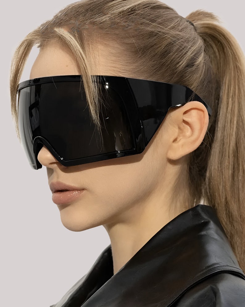 Unique Oversized Mask Rave Sunglasses - Etsy