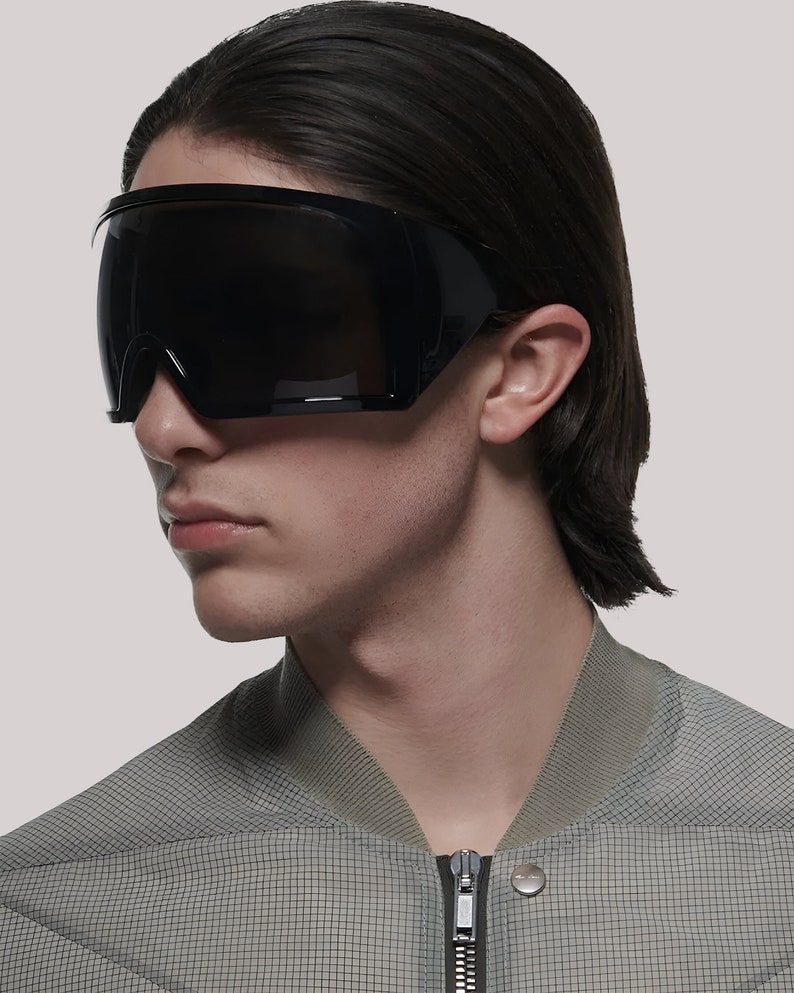 Unique Oversized Mask Rave Sunglasses - Etsy