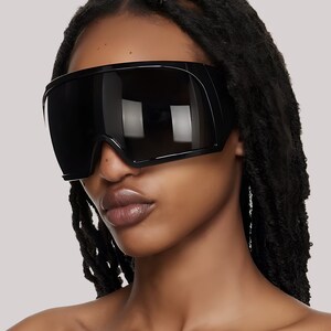 Unique Oversized Mask Rave Sunglasses - Etsy