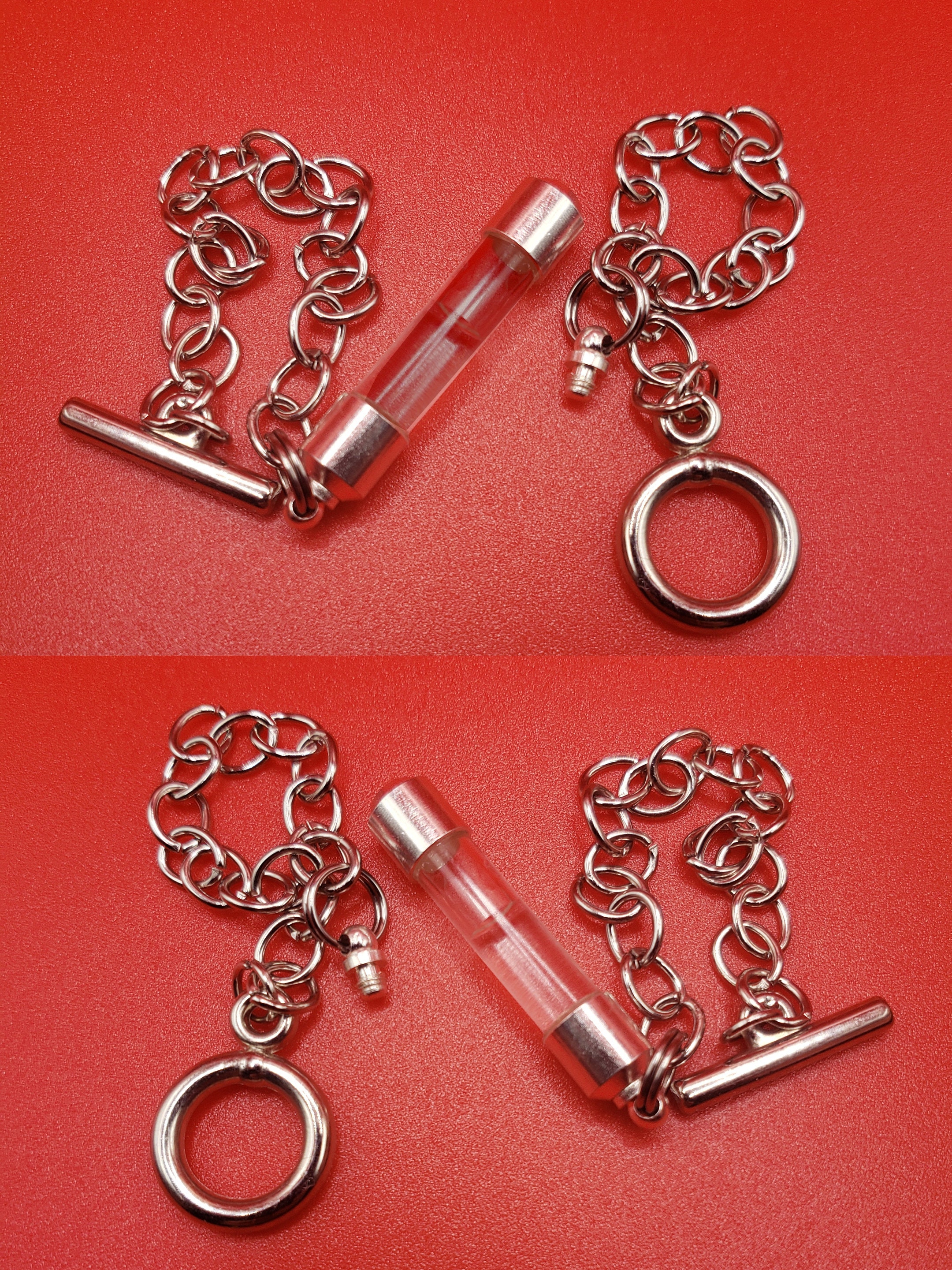 2 Screw Top Blood Vial Bracelets With Anticoagulant Blood - Etsy