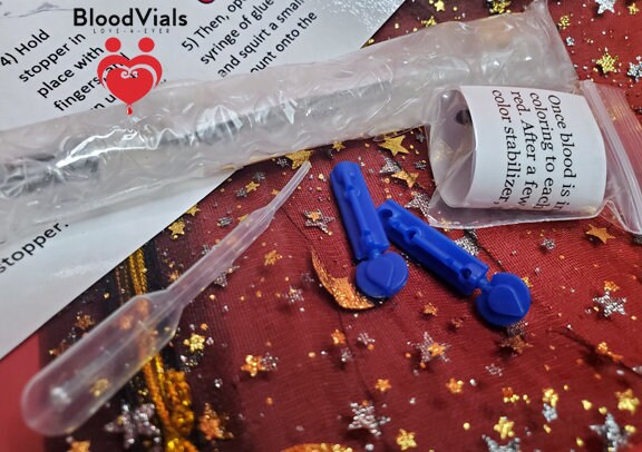 Sterling Silver Flower Bloodvial Ring Kit Solid .925 Adjustable 5-6 ...