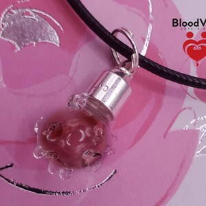 1 Glass Pig Charm Bloodvial & Anticoagulant Pendant Kit Necklace ...