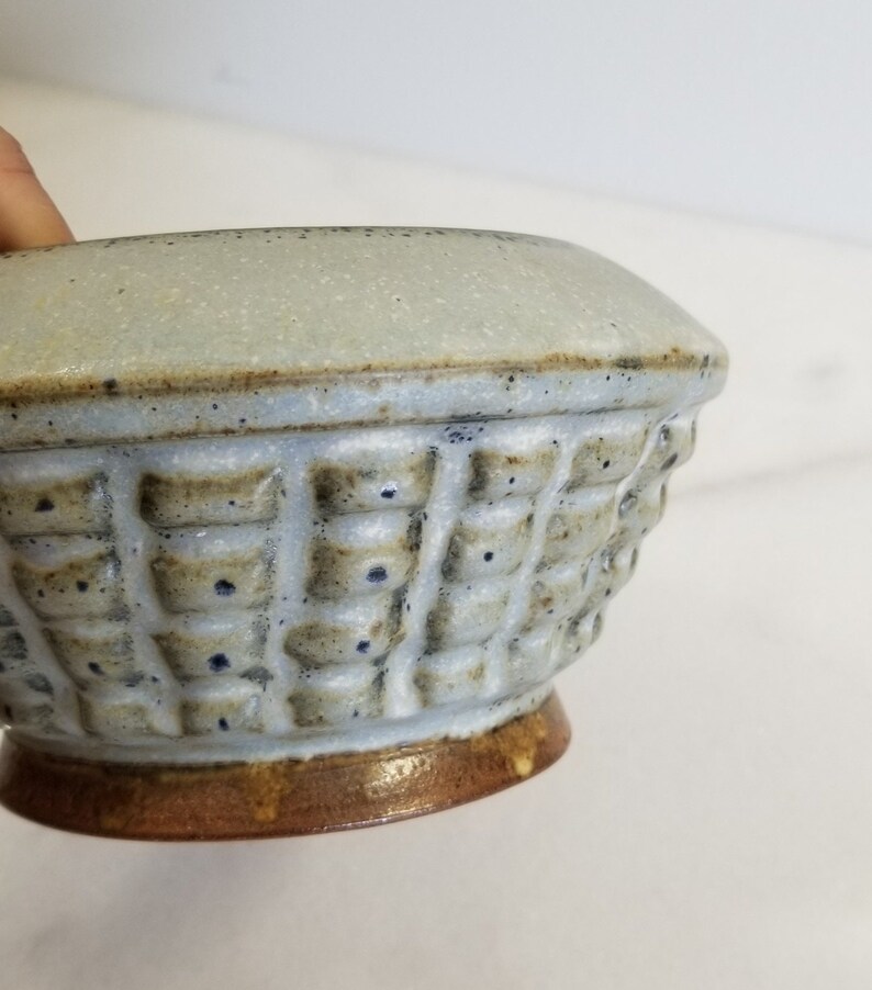 Vintage Ceramic Jar-textured Decorative Vase- Boho Décor-signed Pottery ...