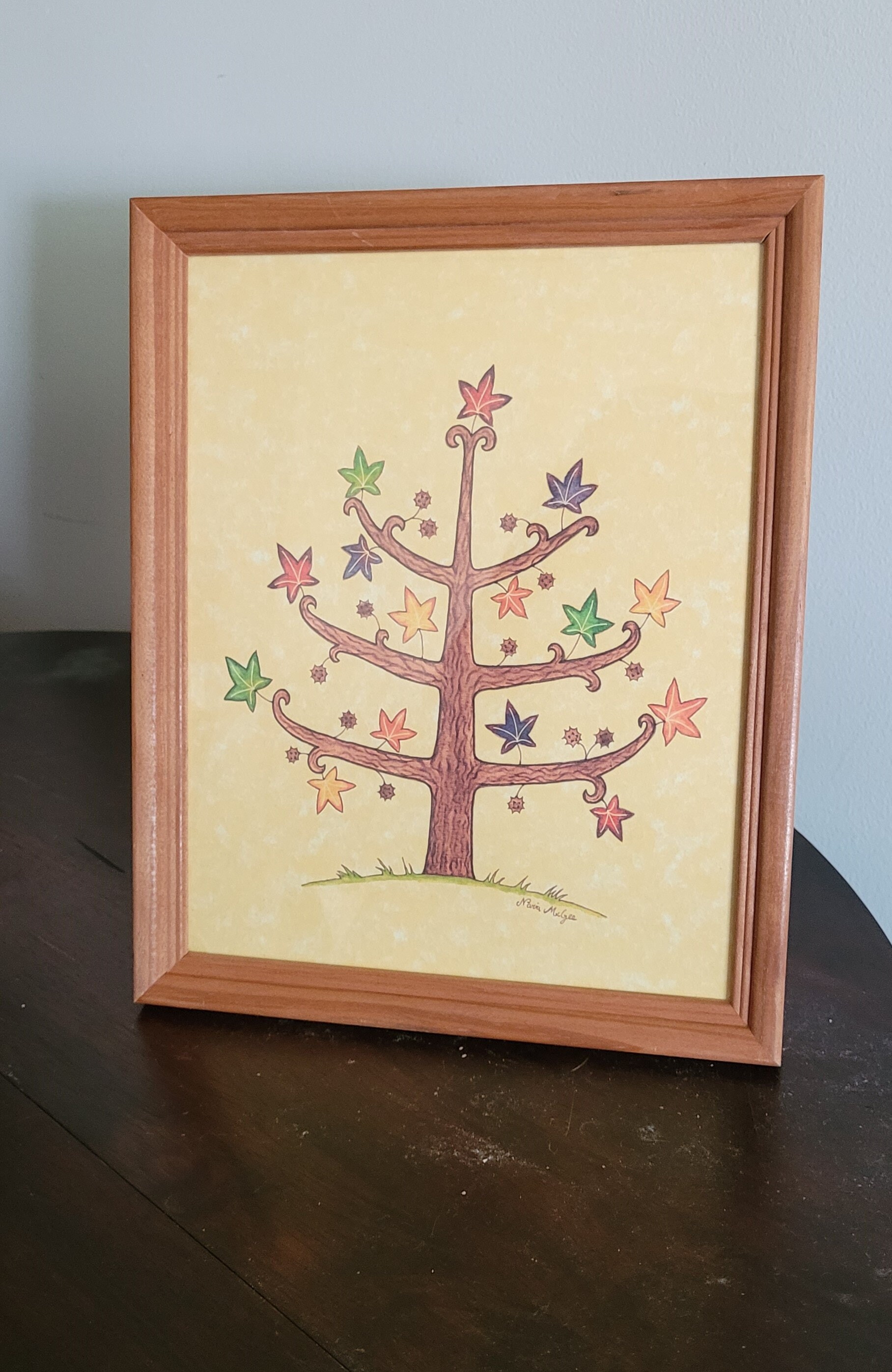 Sweetgum Tree of Yore on Parchment 8x10 Print - Etsy