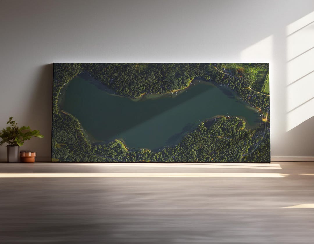 Wisconsin Lake Wall Art, Gilbert Lake Summer Morning, Full Lake ...