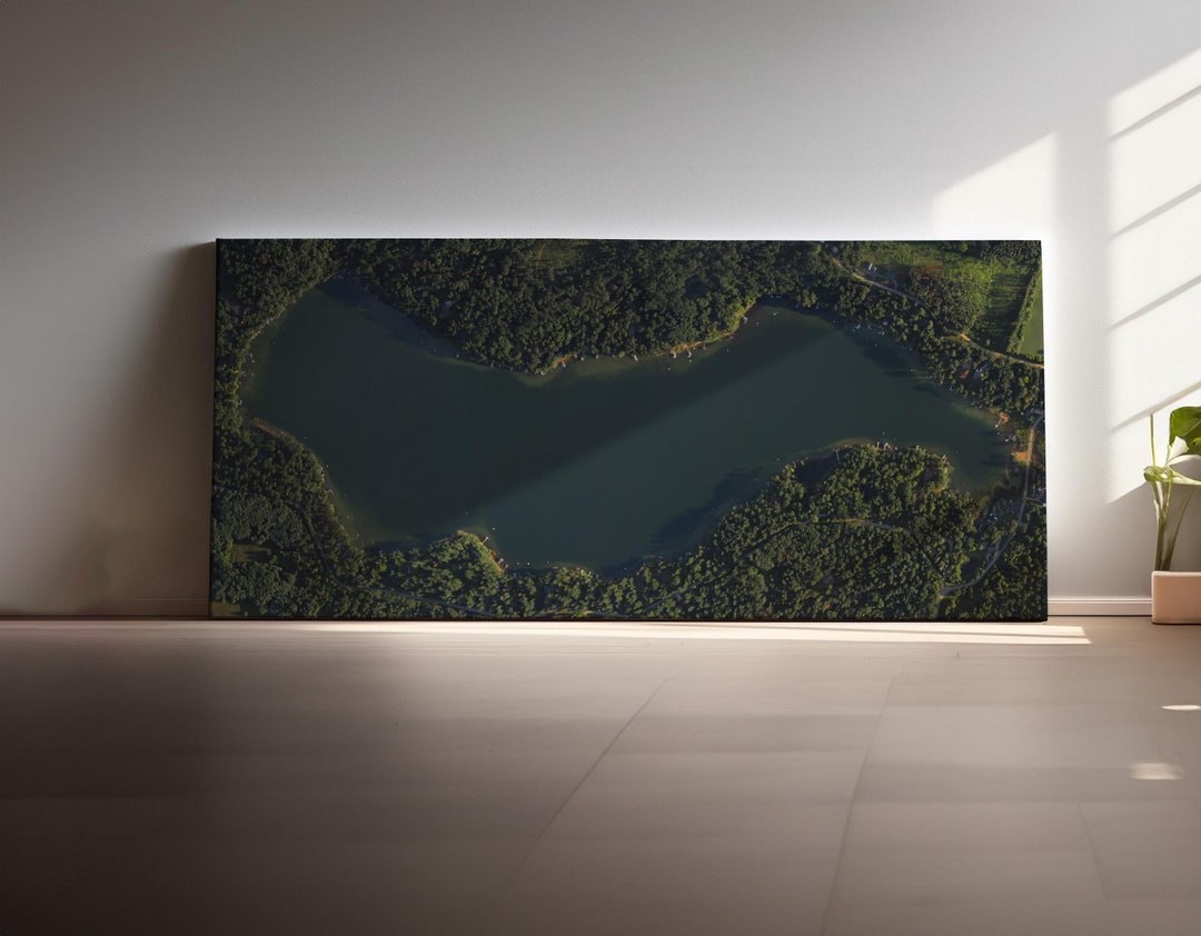 Gilbert Lake Summer Morning, Full Lake Panoramic Canvas Print - Etsy