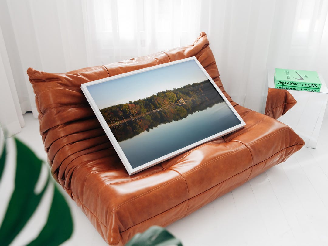 Wisconsin Lake Wall Art, Fall Sunrise Reflections, Gilbert Lake ...