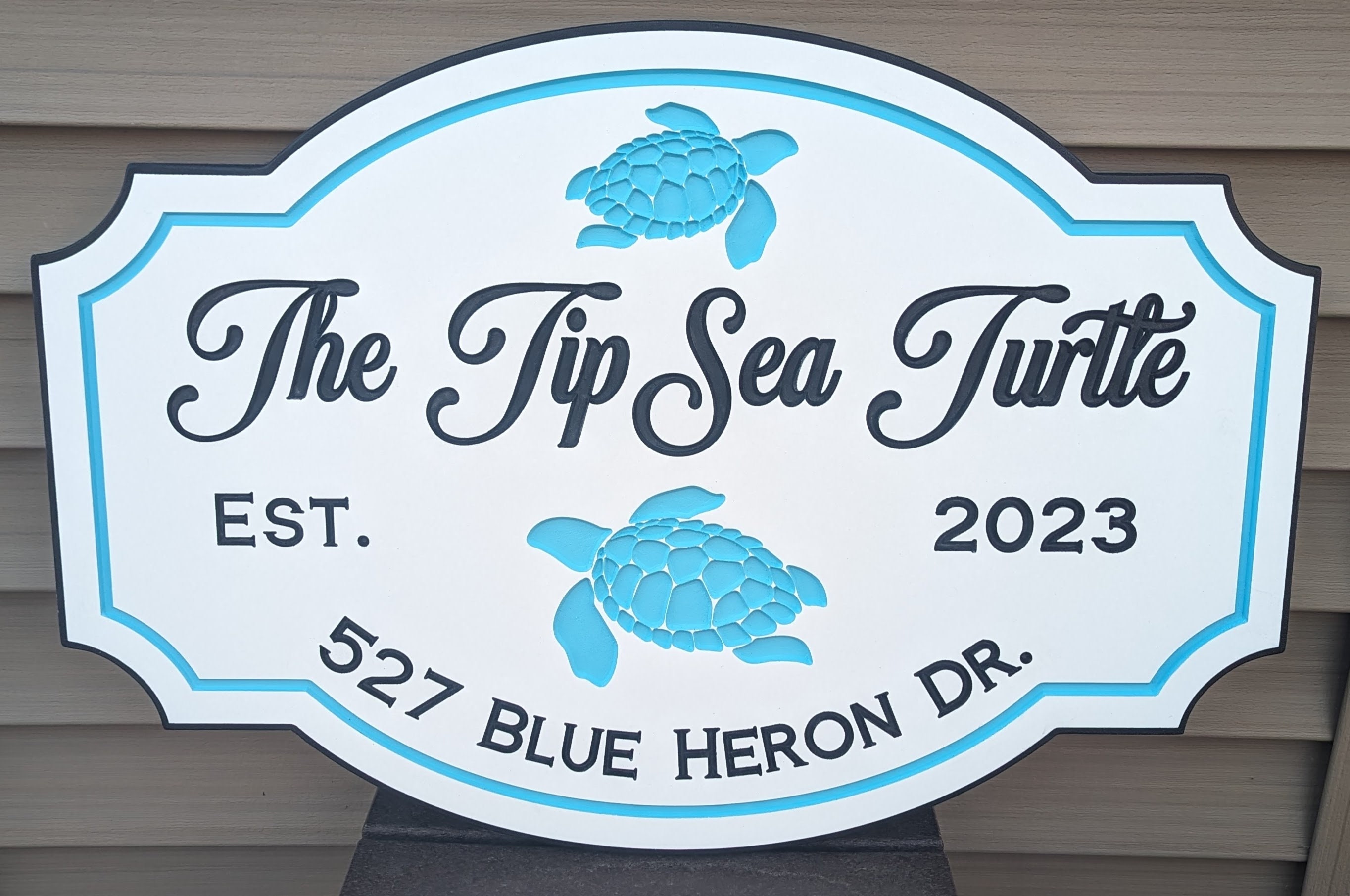 Custom Engraved PVC Sign: Personalized Home, Cabin, or Rental Decor - Etsy