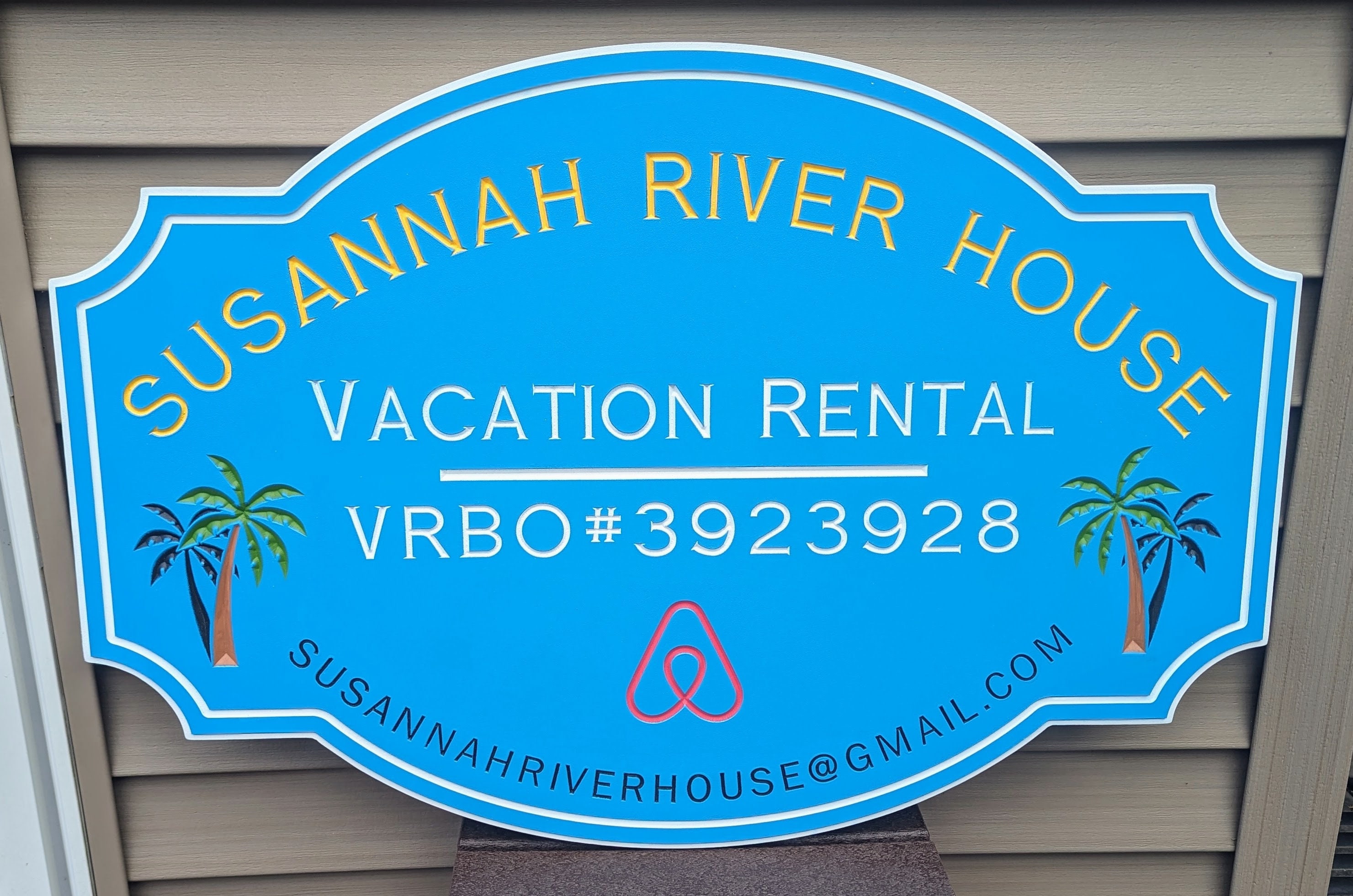 Custom Engraved PVC Sign: Personalized Home, Cabin, or Rental Decor - Etsy