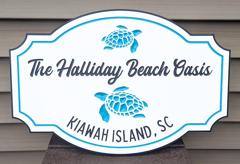 Custom Engraved PVC Sign: Personalized Home, Cabin, or Rental Decor - Etsy