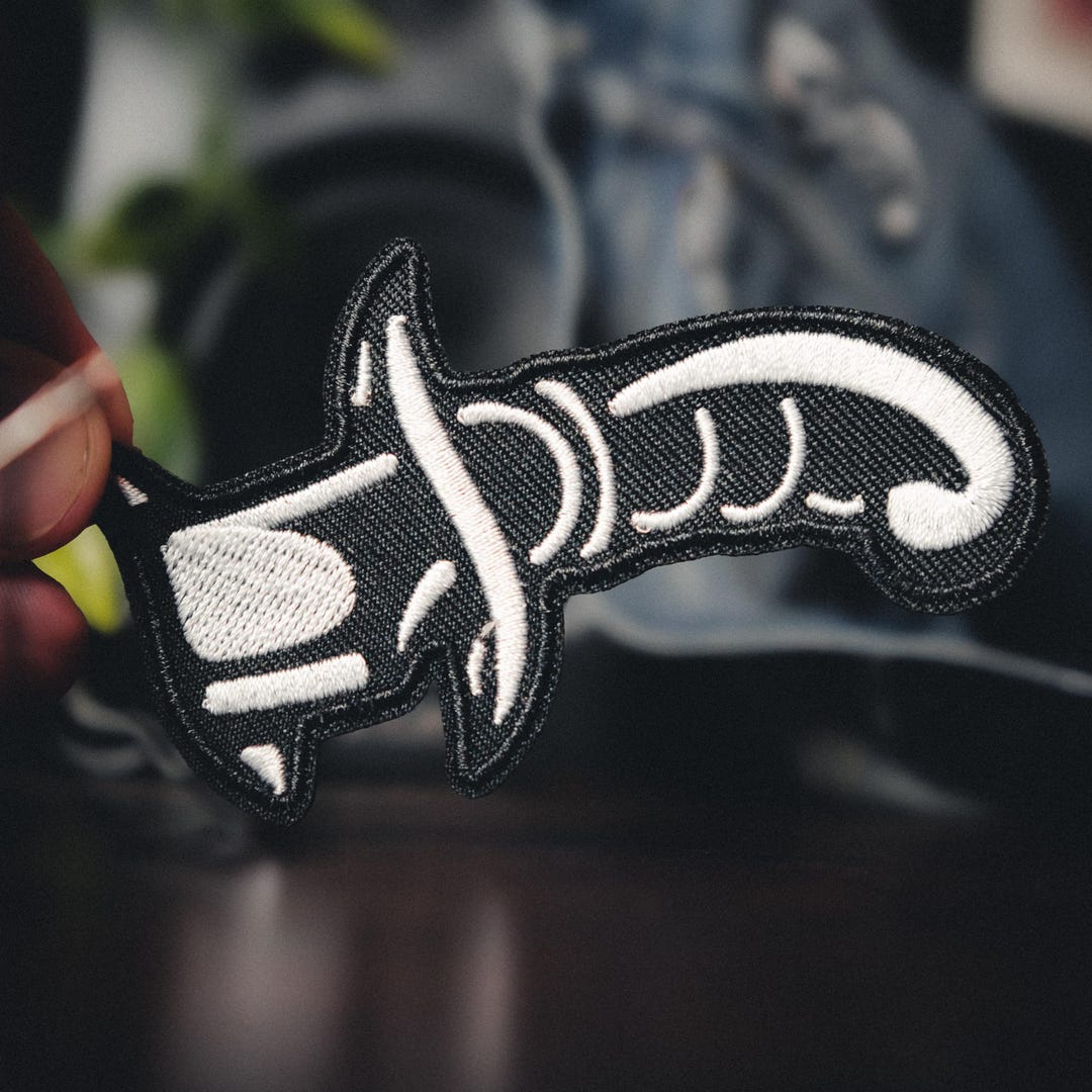 Dagger Patch / DIY Dagger Knife Embroidered Iron on Sew Patch Craft ...