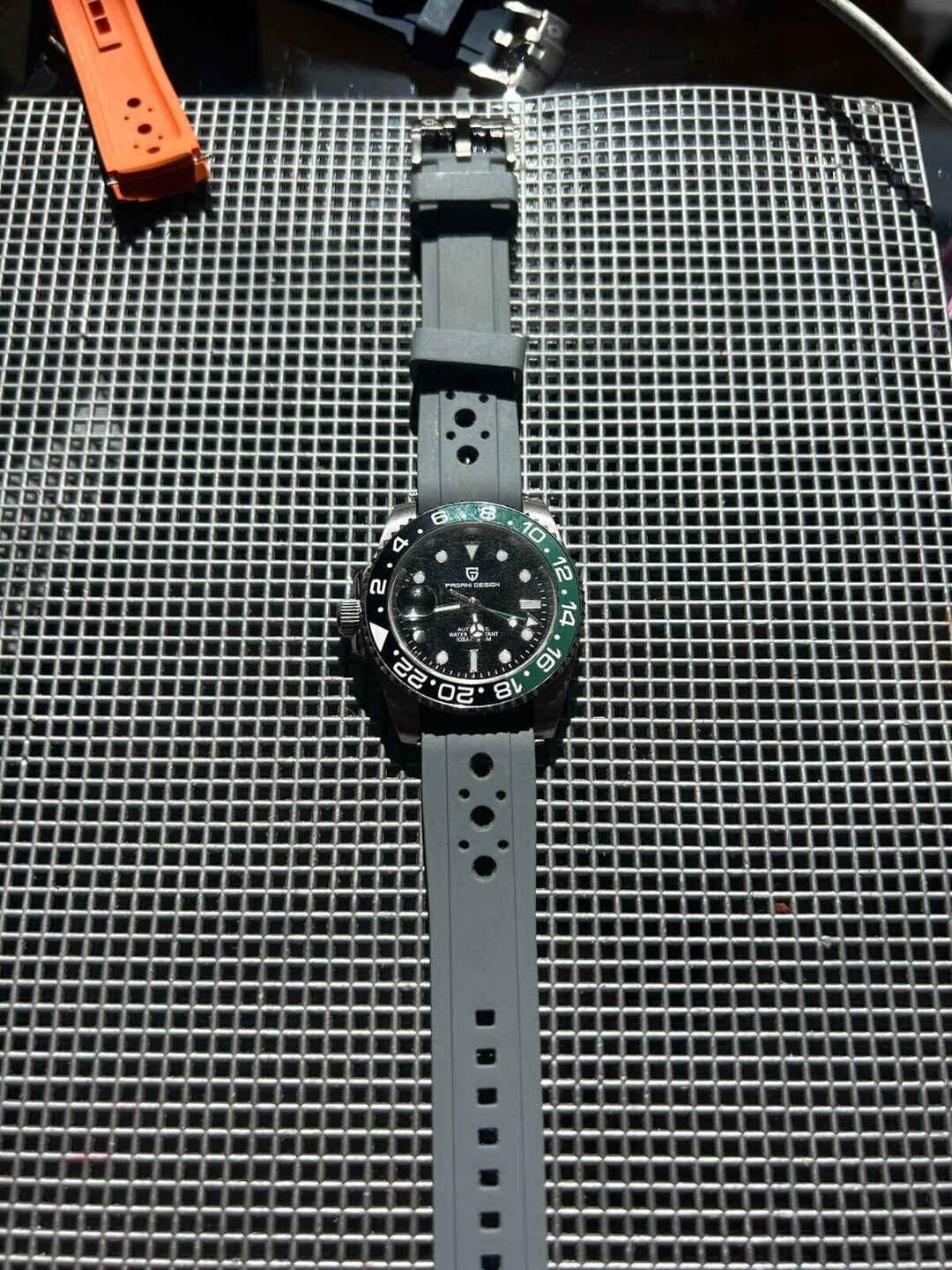 20mm Gray Vulcanized Caoutchouc Rubber Racing Omega Gmt Sprite - Etsy