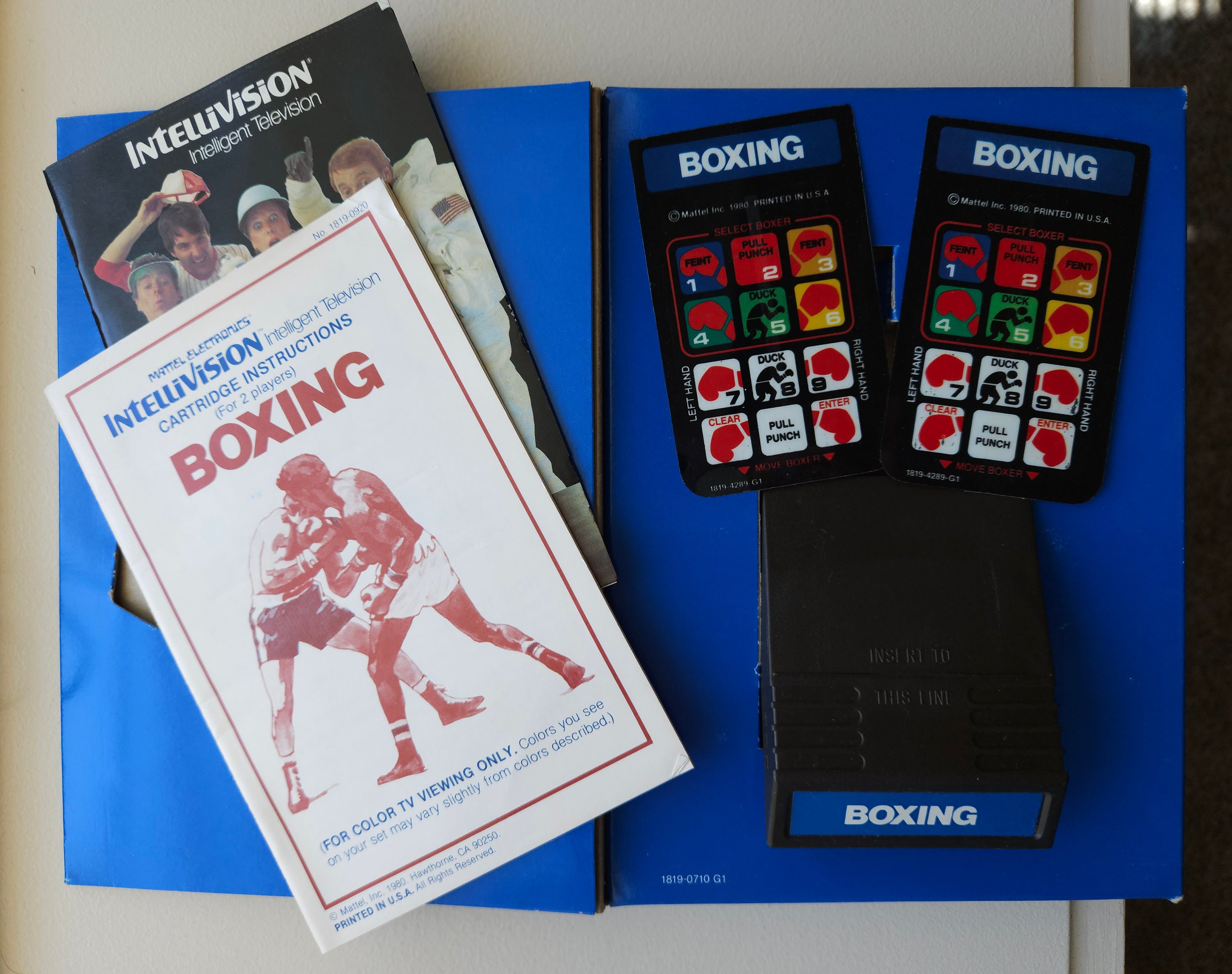 Mattel Intellivision CIB Tested Boxing Lock N Chase Triple - Etsy