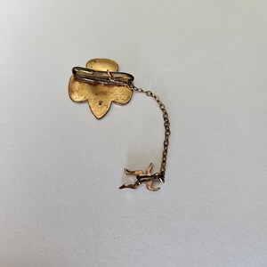 Vintage Girl Scout Trefoil Pin With Brownie on a Chain - Etsy