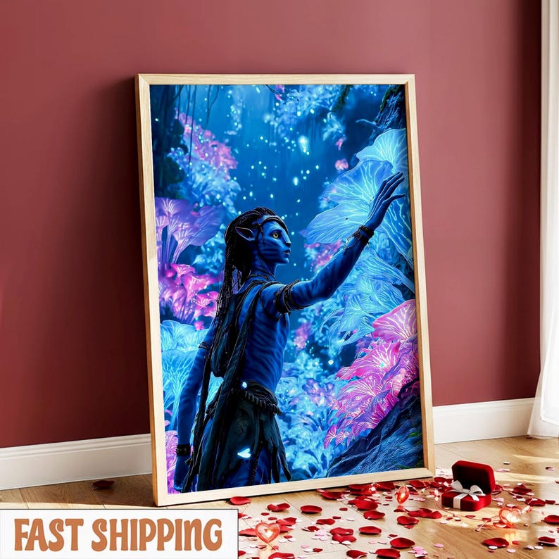 Avatar Trilogy Poster, Avatar Fire and Ash Wall Art, Movie Canvas Print ...