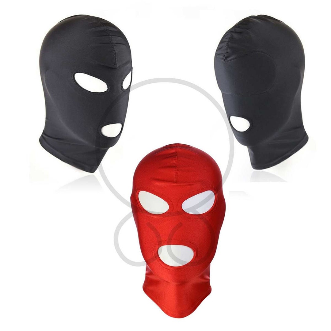 BONDAGE HOOD BDSM Head Mask Conceal Identity Fetish Gay Sub Stretchy - Etsy