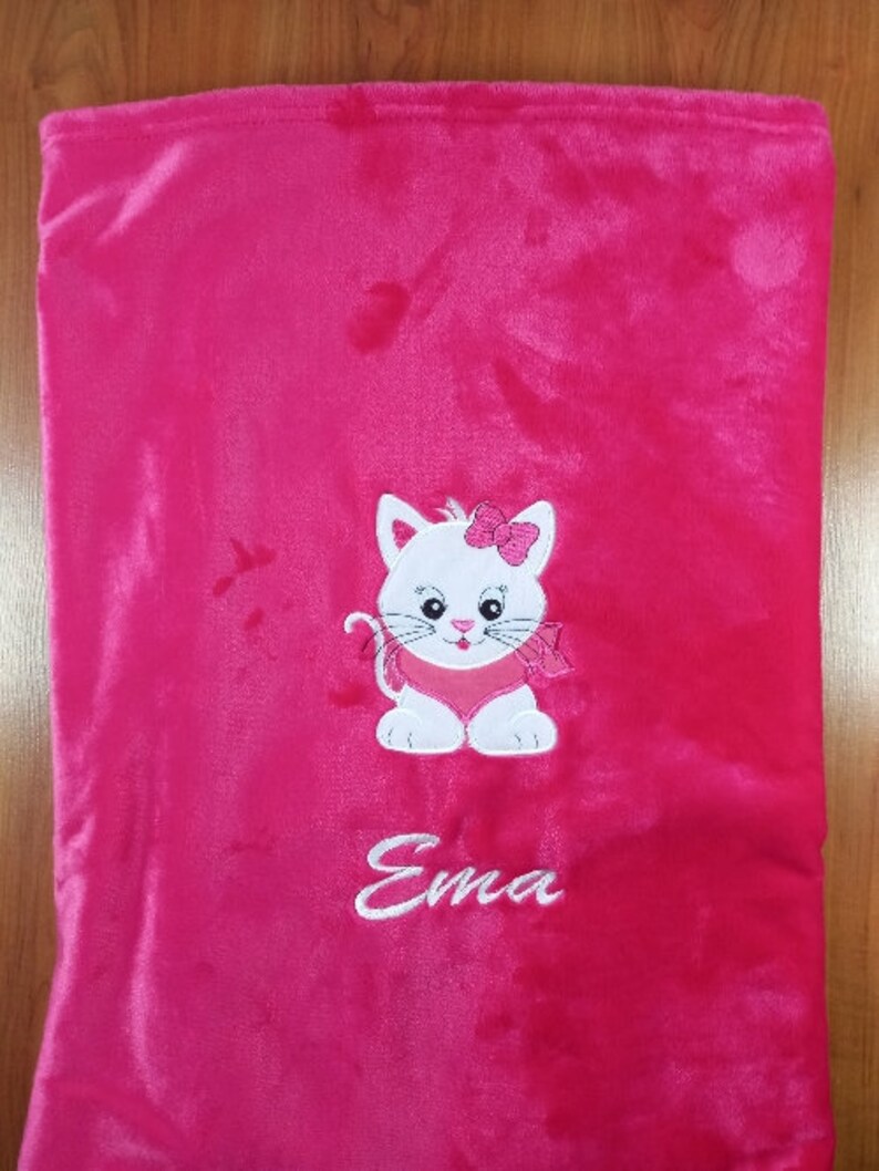 Personalised Baby Girl Blanket, Soft and Fluffy, Personalised Gift ...