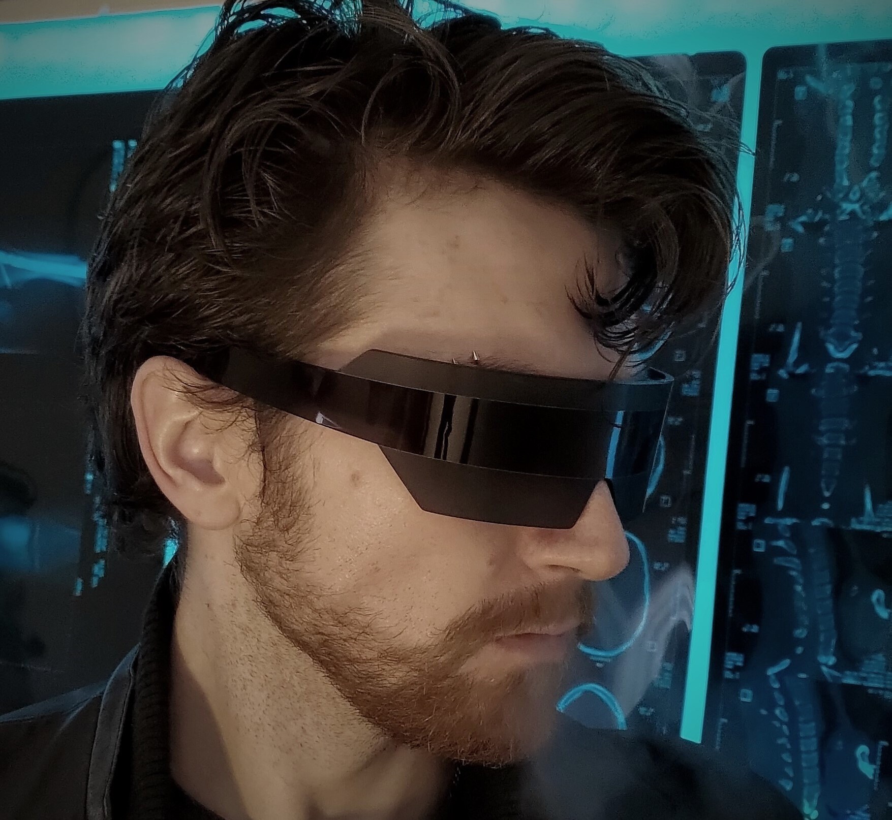 Synth Shades Cyberpunk Glasses Designermakerdude - Etsy