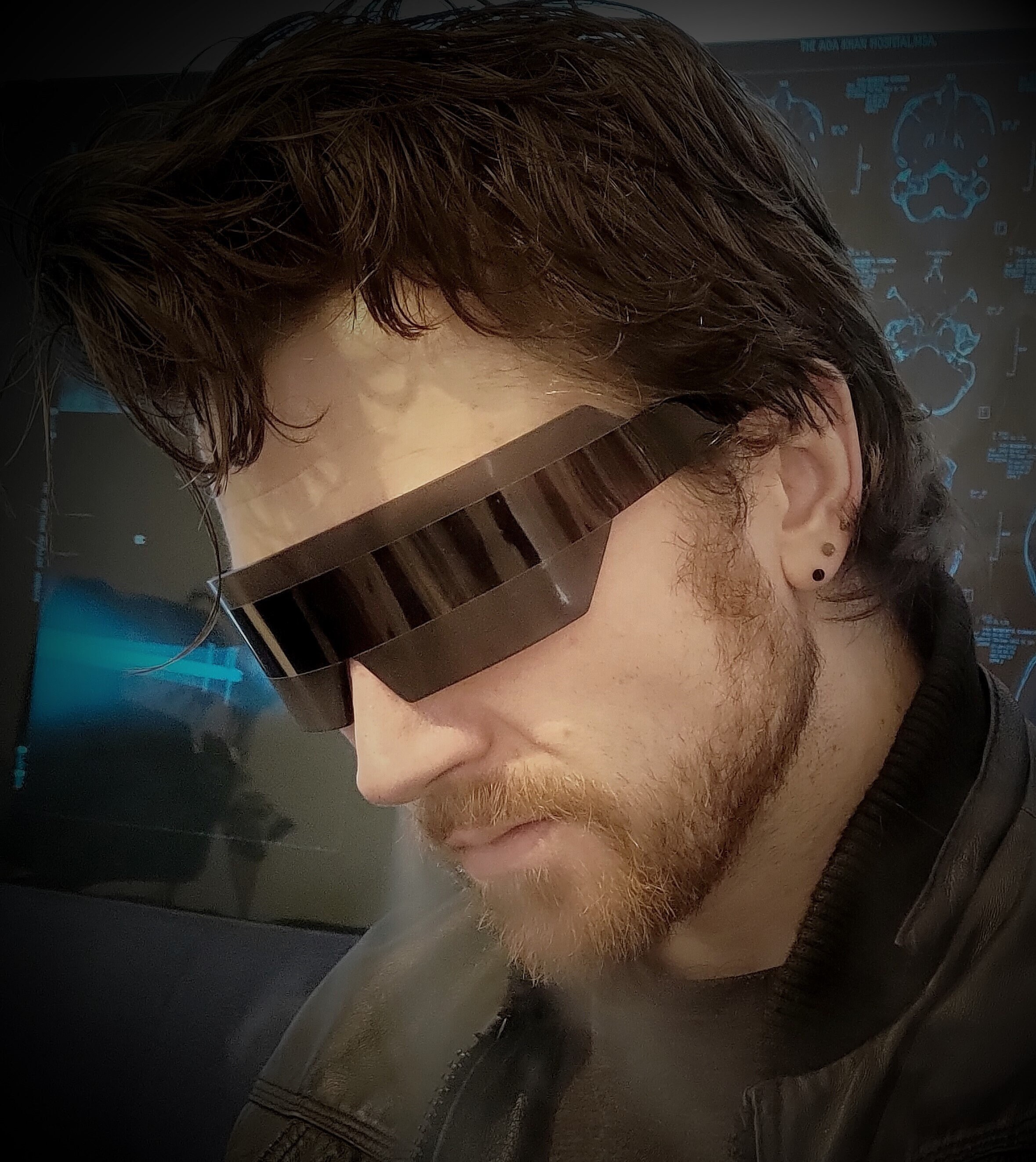 Synth Shades Cyberpunk Glasses Designermakerdude - Etsy