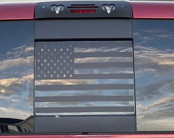 Rear Sliding Window Distressed Flag Decal for 2019-2023 Dodge Ram - Etsy