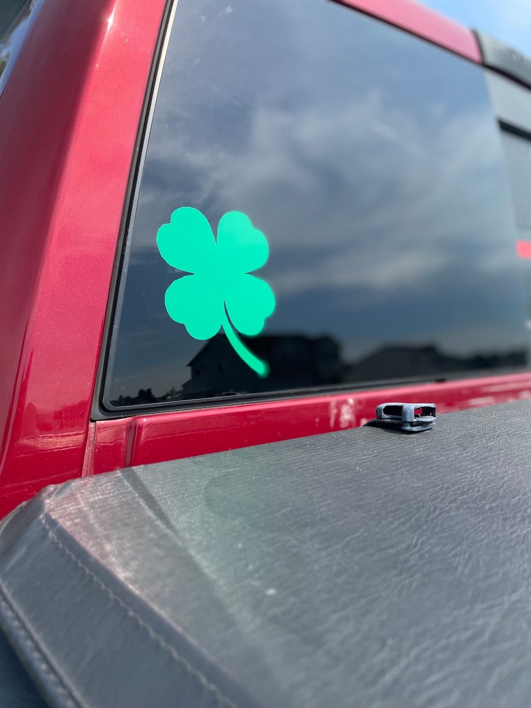 Four Leaf Clover Vinyl Decal - Etsy