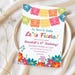 Fiesta Birthday Party Invitation, Let's Fiesta Invite, Fiesta Party ...