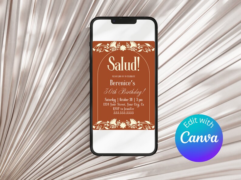Salud Thirty Birthday Invitation, 30th Birthday, Any Age Editable ...