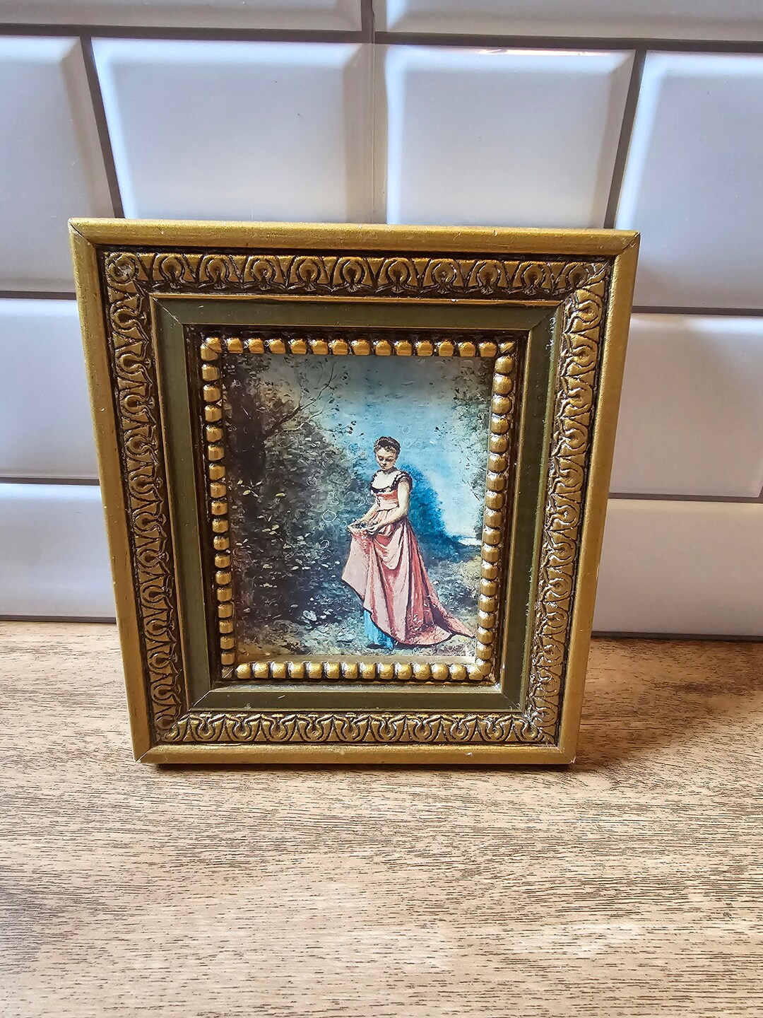 Vintage Jean Baptiste-camille Corot 'springtime of Life' Print in Gold ...