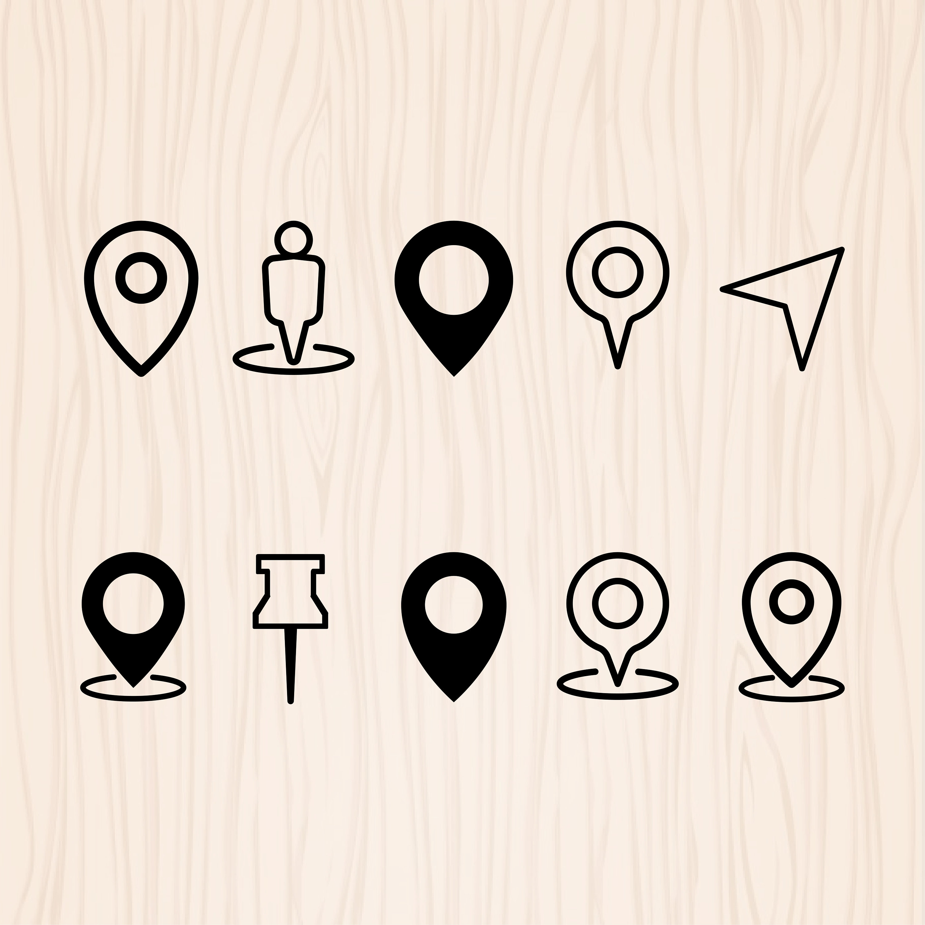 Location Pin Svg Location Pin Png Map Marker Svg Location - Etsy Hong Kong