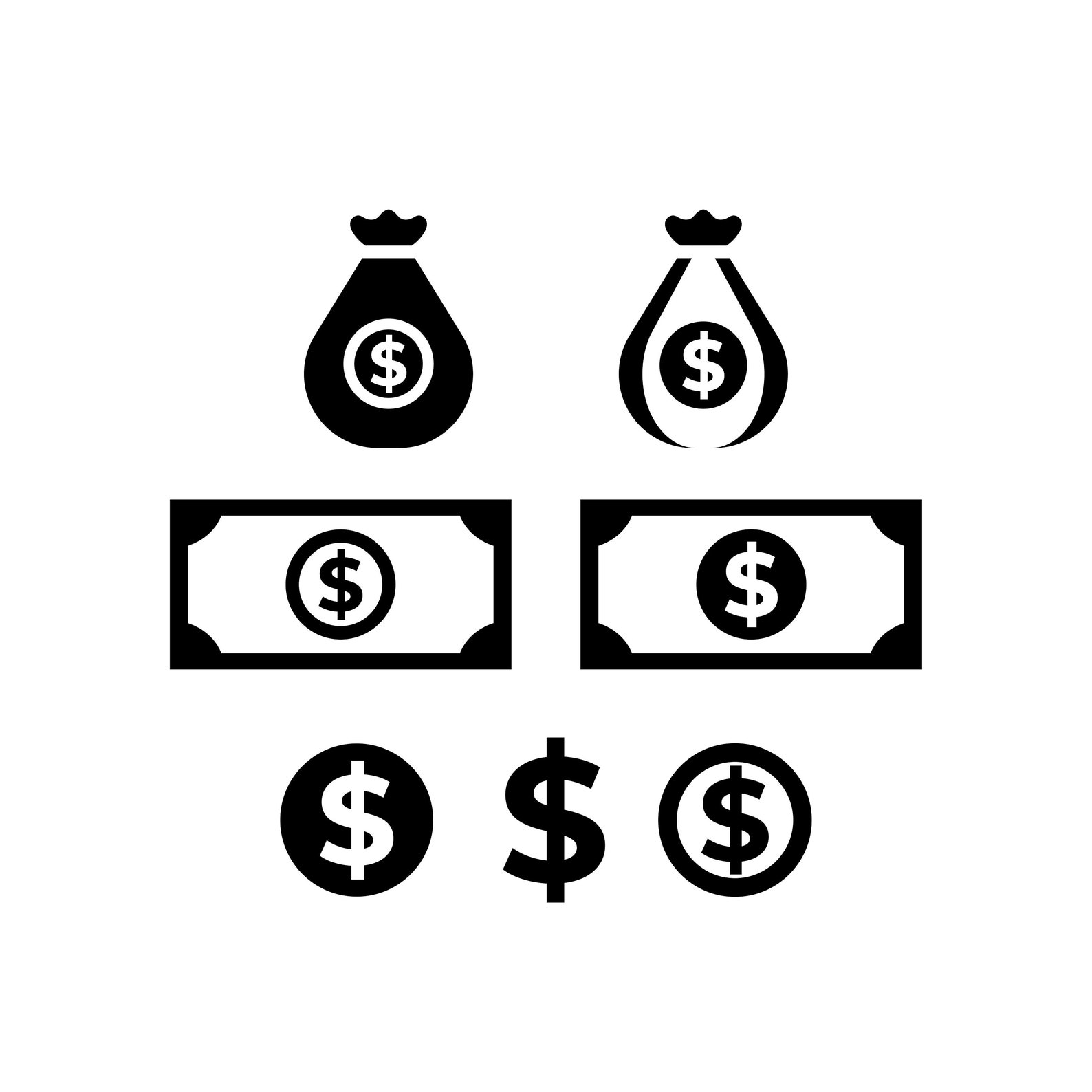 Sample Money Svg Money Silhouette Money Png Money Clipart - Etsy