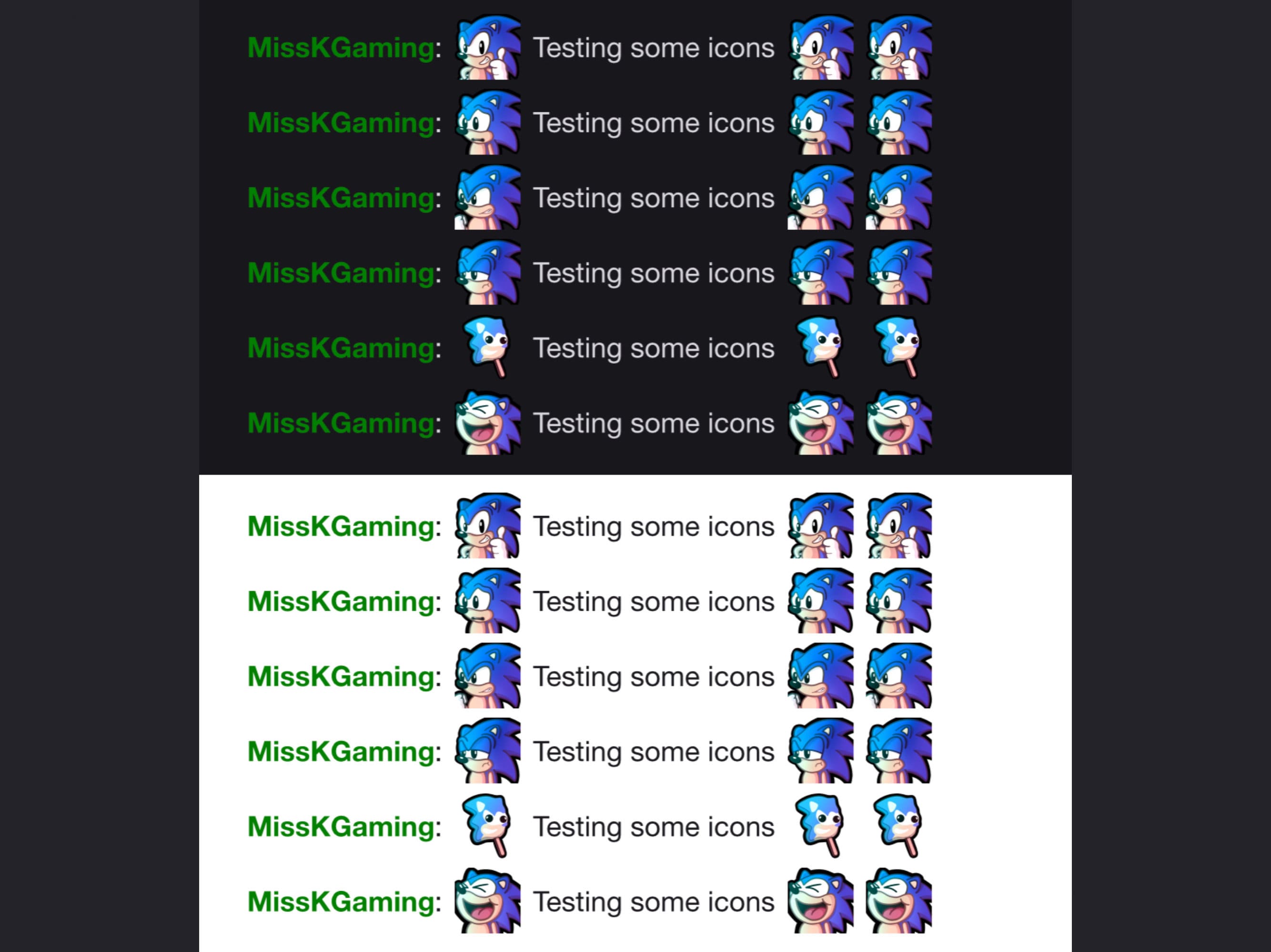 Sonic the Hedgehog Twitch/discord Emote Bundle Cute Video - Etsy