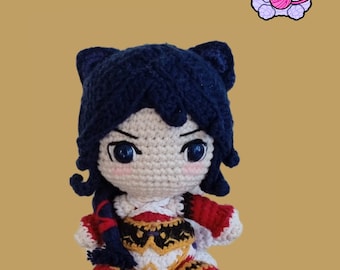 Ana Bastet Overwatch Crochet Doll: Handmade Cotton Amigurumi - Etsy