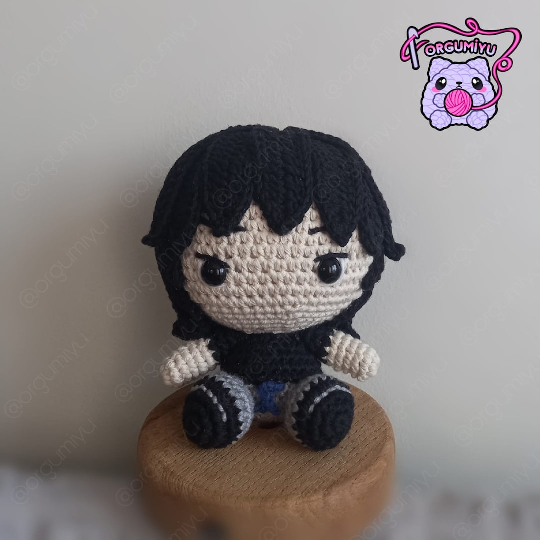 Toji Fushiguro Jujutsu Kaisen Amigurumi Crochet Doll, Jujutsu Kaisen ...