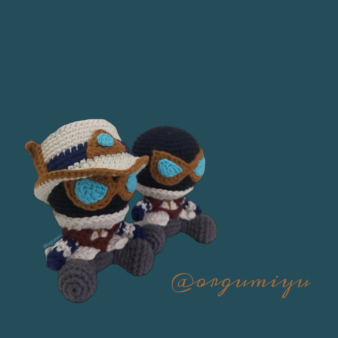 Cypher Valorant Crochet Figure, Cypher Valorant Keychain, Valorant ...