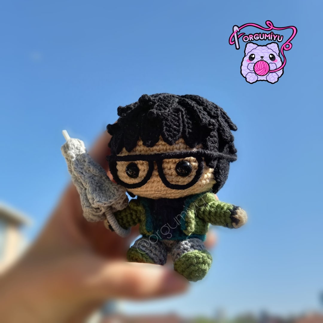 Yu Nanba Yakuza: Like a Dragon Amigurumi Crochet Doll, Yakuza Crochet ...