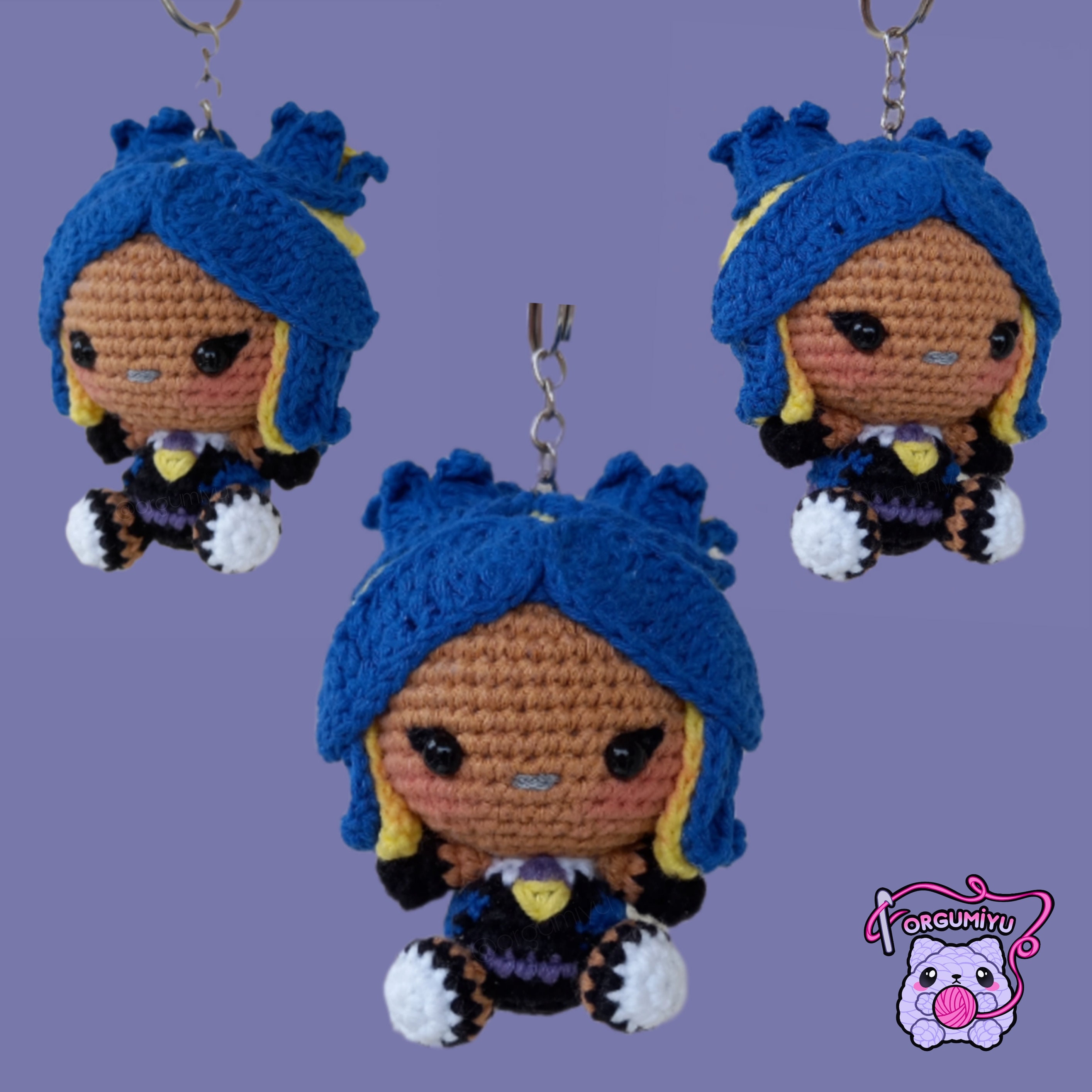 Neon Valorant Crochet Figure Neon Valorant Keychain Crochet - Etsy