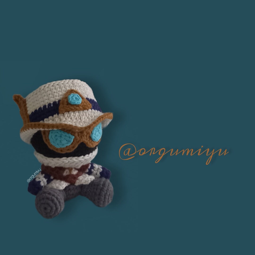 Cypher Valorant Crochet Figure Cypher Valorant Keychain - Etsy