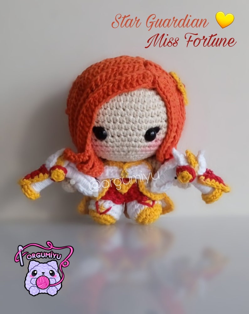 Star Guardian Miss Fortune Crochet Doll: League of Legends Amigurumi - Etsy