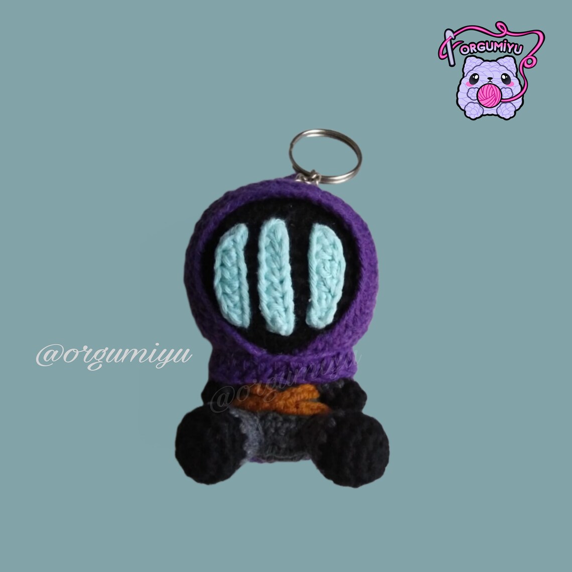 Valorant Omen Crochet Doll: 100% Cotton Amigurumi Toy - Etsy
