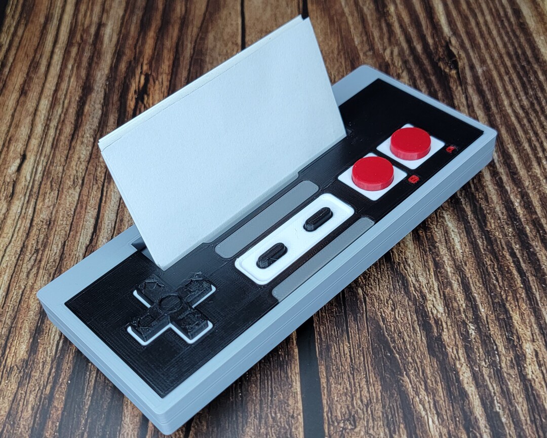 Business Card Holder/nintendo Remote Inspired/unique Card Holder/retro ...