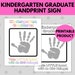 Kid Handprint Sign for Deployed Army Soldier Printable Handprint Sign ...