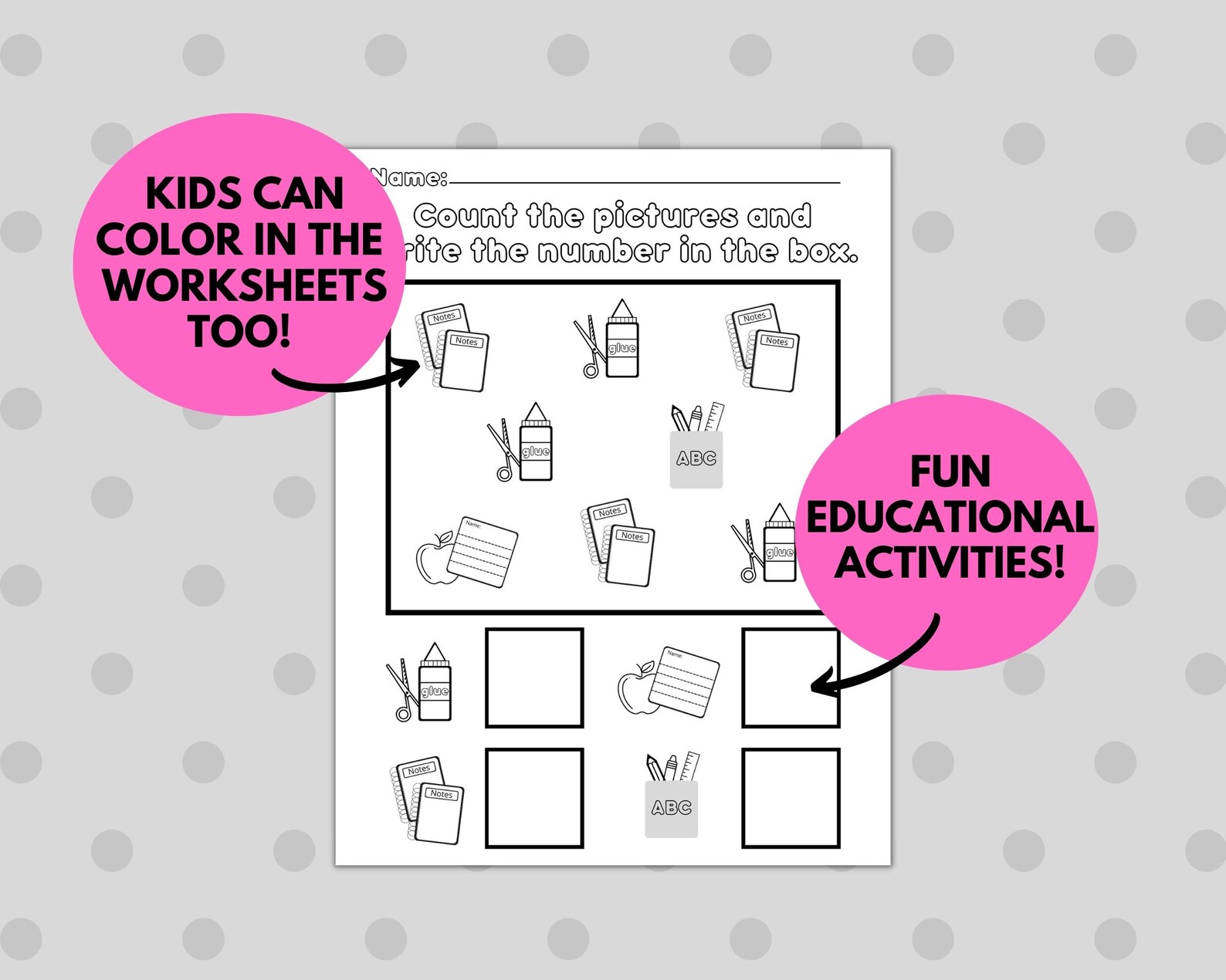 Kindergarten Worksheet Packet | Printable Kindergarten Activities ...