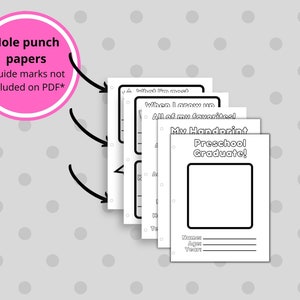 Preschool Graduate Book Printable | Printable Keepsake Pages ...