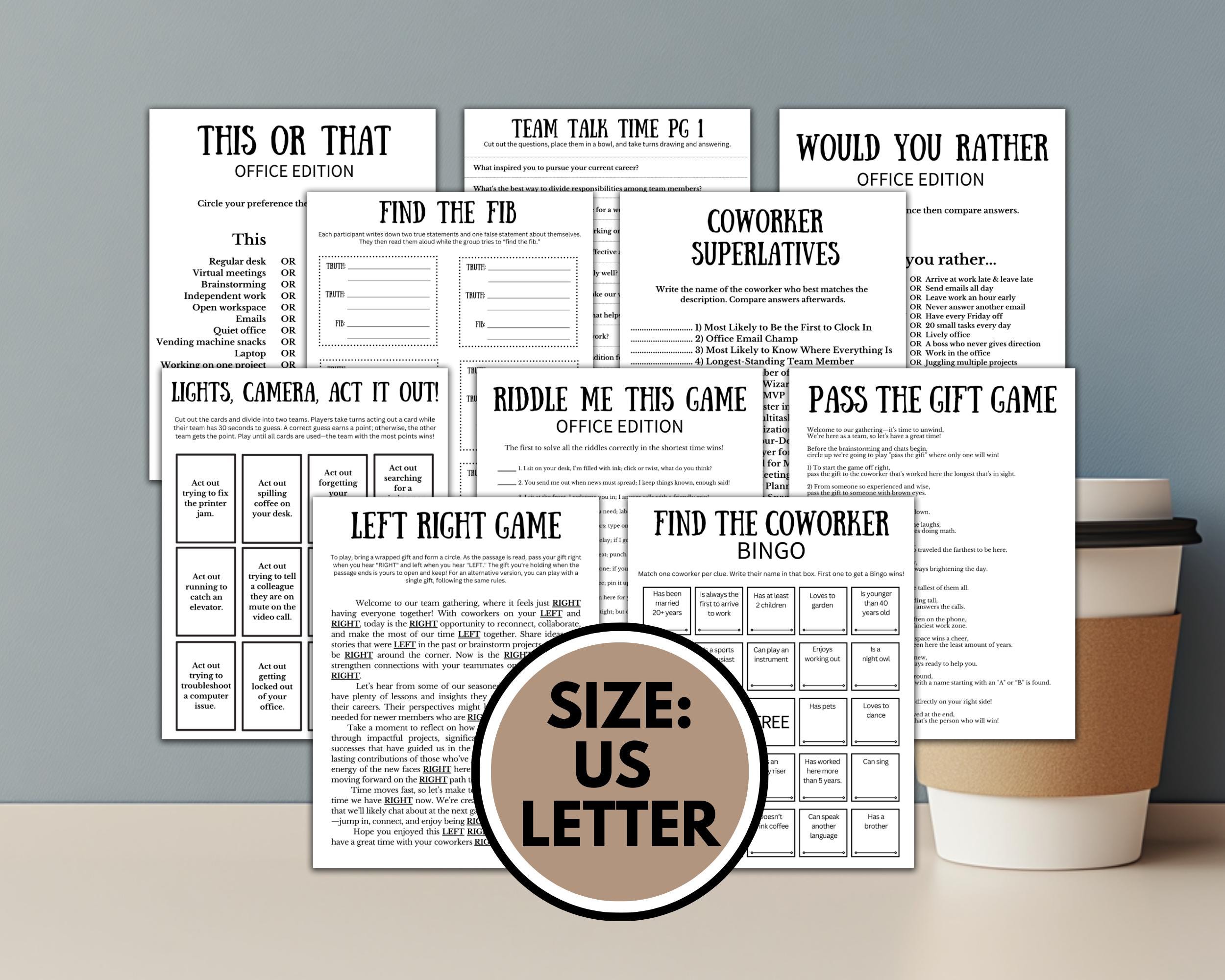 Team Building Get to Know Your Staff Questionnaire Printable, Team ...