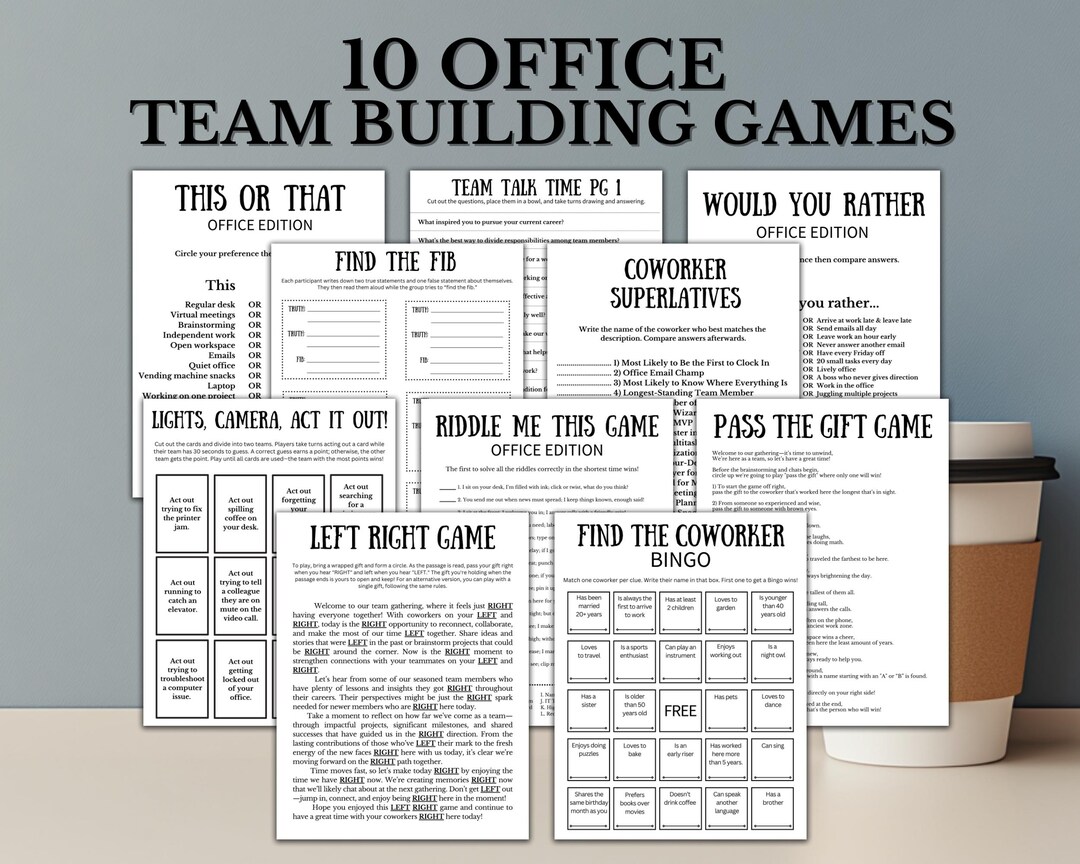 Team Building Get to Know Your Staff Questionnaire Printable | Team ...